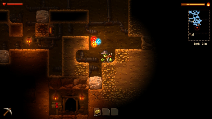 SteamWorld Dig (Review) - Cat with Monocle