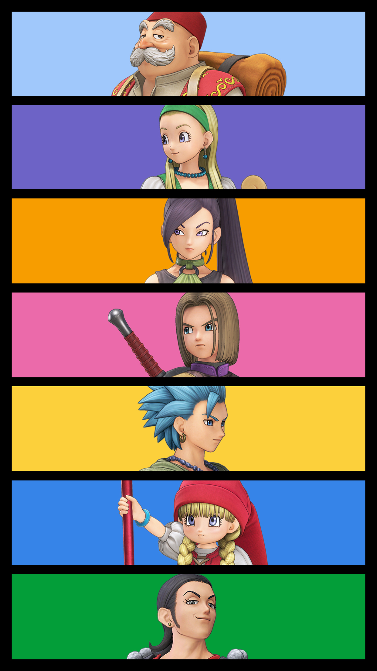 Dragon Quest XI Characters Version 3 Wallpaper - Cat with Monocle