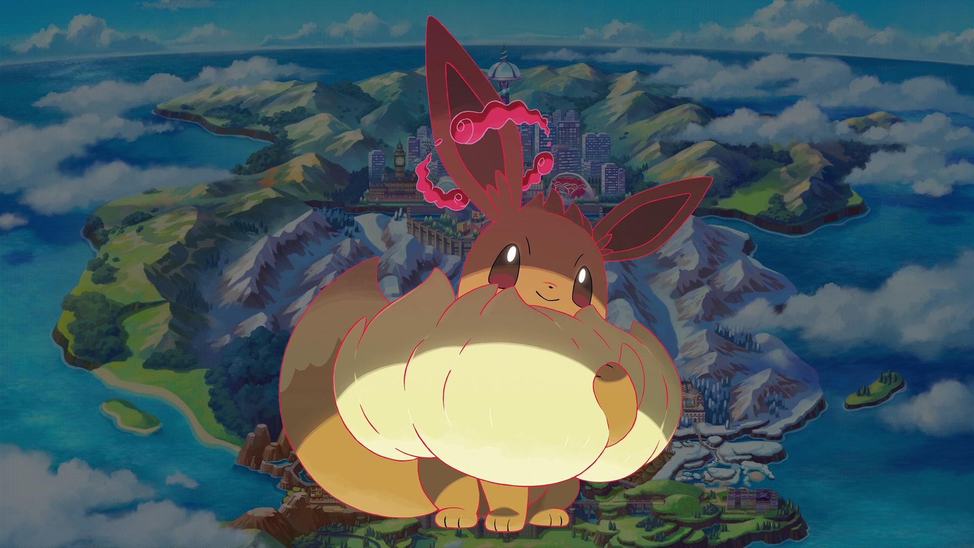 Pokemon Sword And Shield Gigantamax Eevee Wallpapers Cat With Monocle Pokemon Sword And Shield Gigantamax Eevee Wallpapers Cat With Monocle