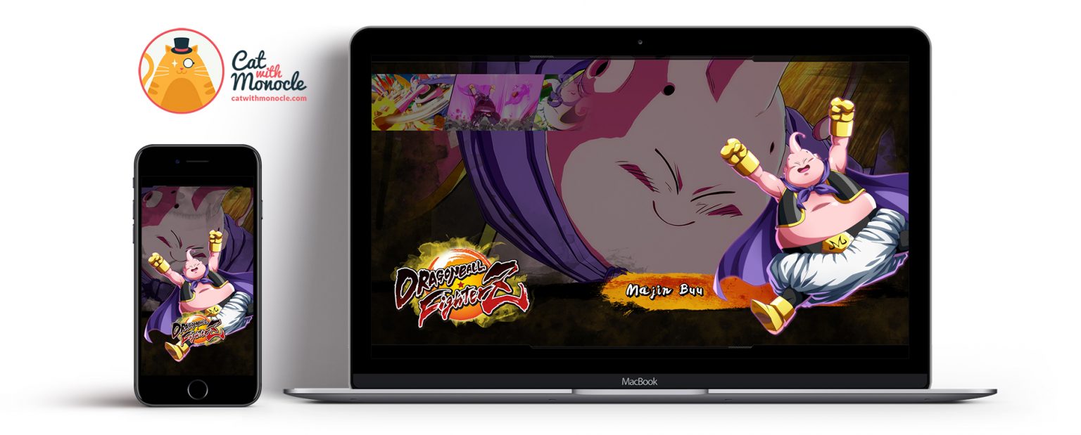 Dragon Ball FighterZ Majin Buu Wallpapers - Cat with Monocle