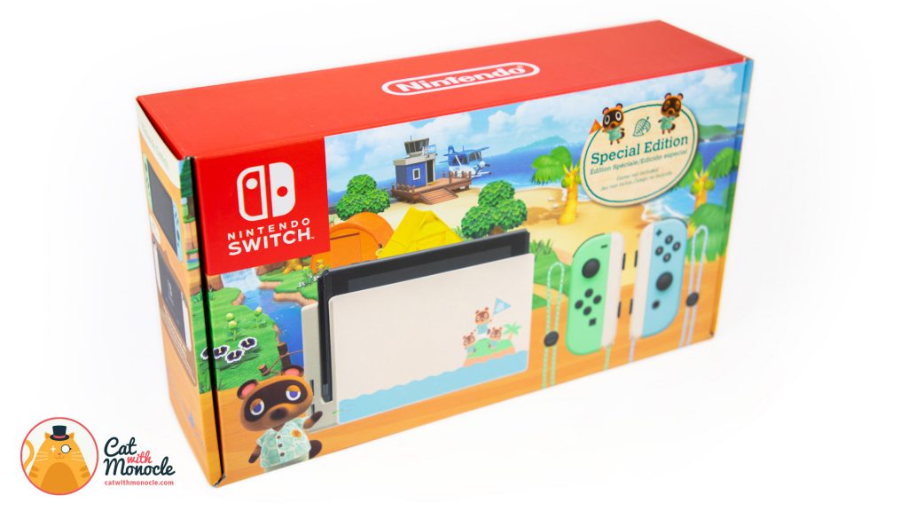 Nintendo Switch Animal Crossing: New Horizons Edition - Cat with Monocle