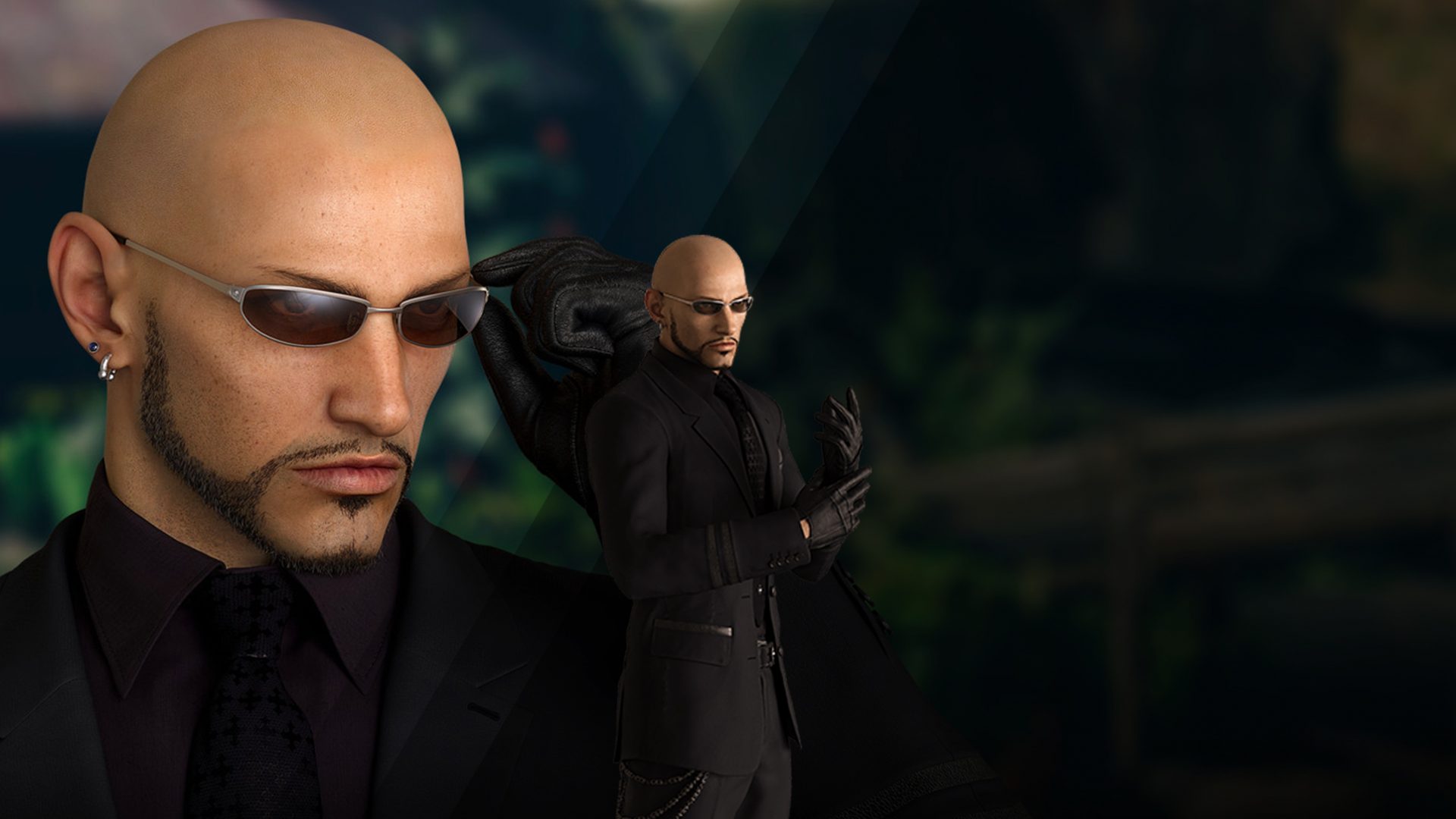 Final Fantasy VII Remake Rude Wallpaper | Cat with Monocle