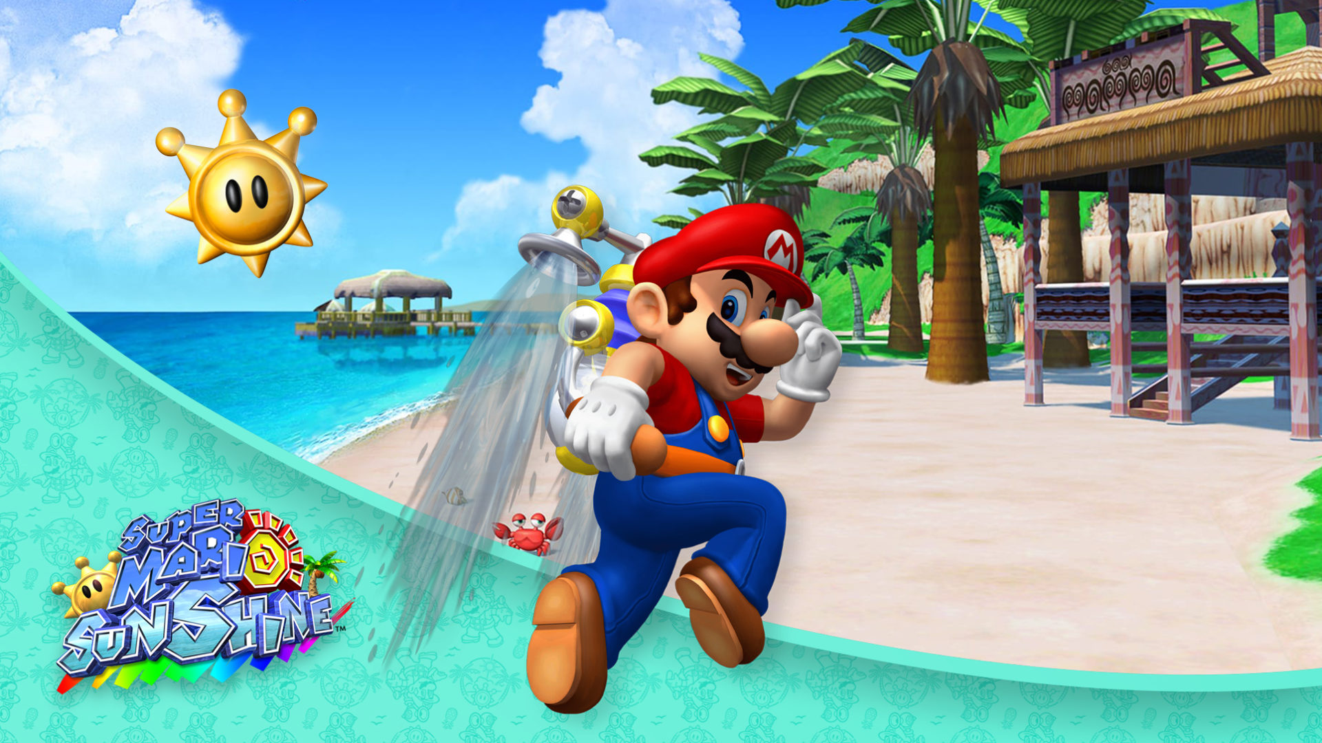 Super Mario 3D All-Stars - Super Mario Galaxy Wallpaper - Cat with Monocle