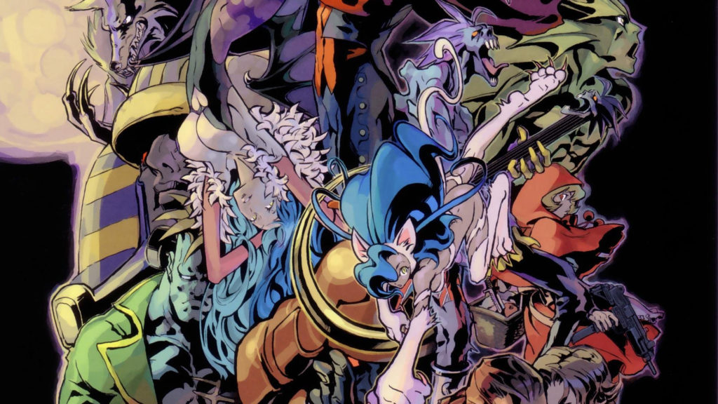 Darkstalkers Artwork Version 3 Wallpaper - Cat with Monocle