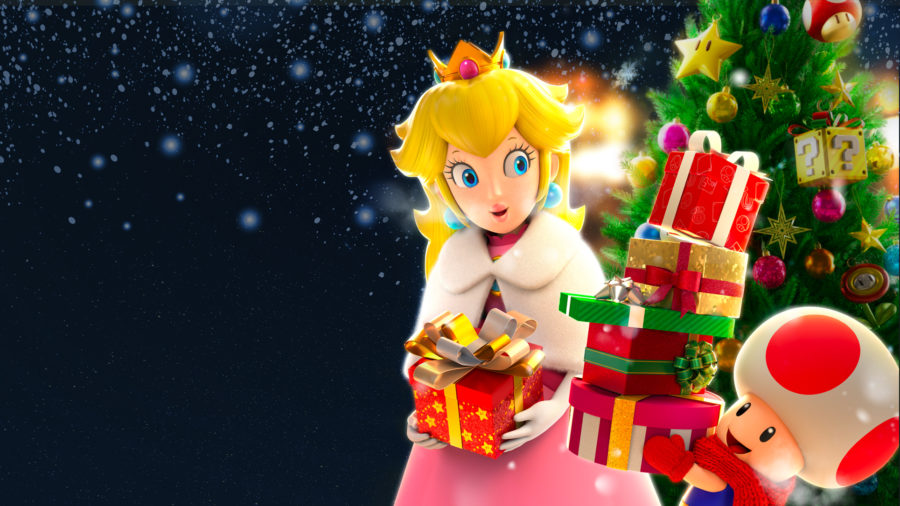 Mario Scarf Wallpaper - Cat with Monocle