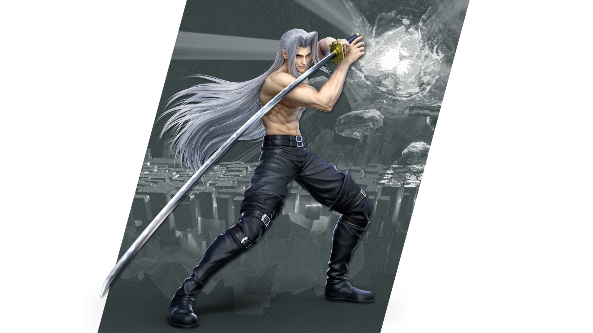 Super Smash Bros Ultimate Sephiroth Wallpapers - Cat with Monocle