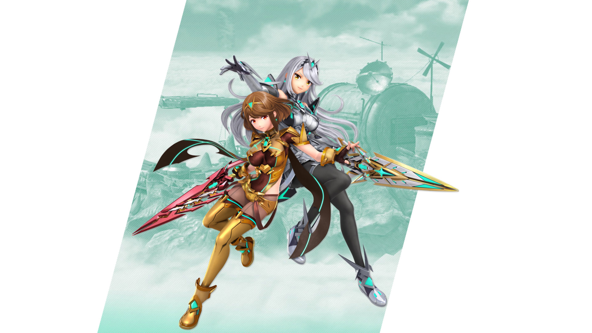 Super Smash Bros Ultimate Pyra and Mythra Costume 7 Wallpapers - Cat ...