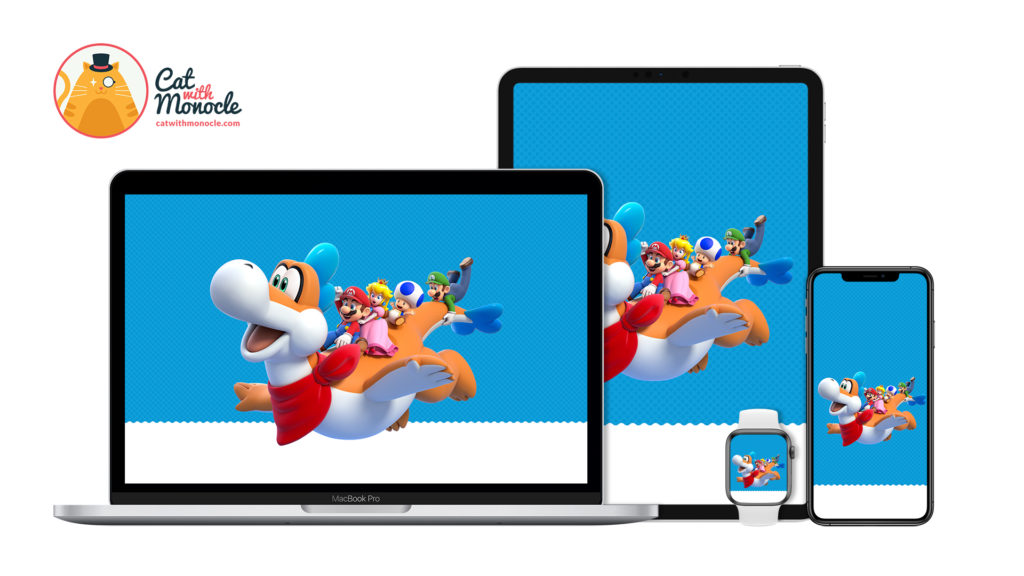 Super Mario 3D World - Plessie Wallpaper - Cat with Monocle