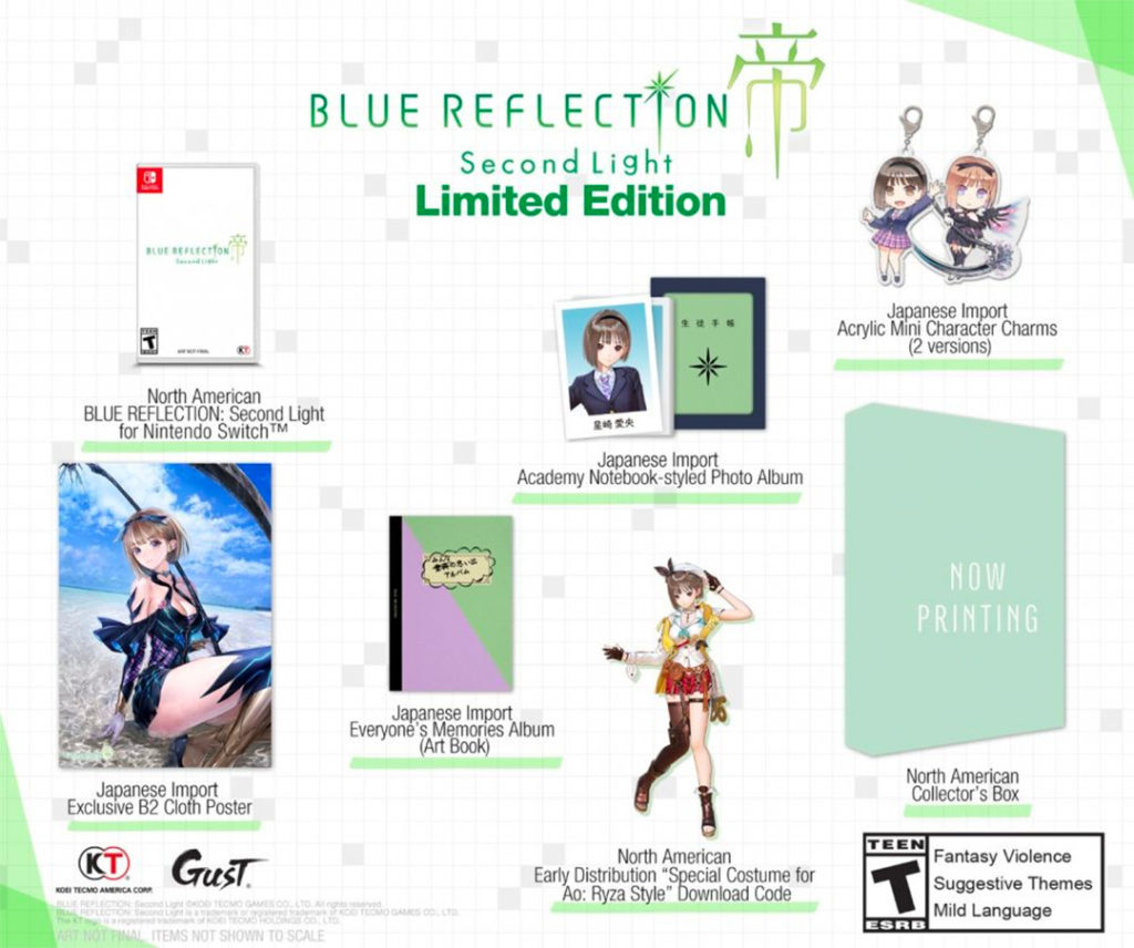 Blue Reflection: Second Light Announced - Cat with Monocle