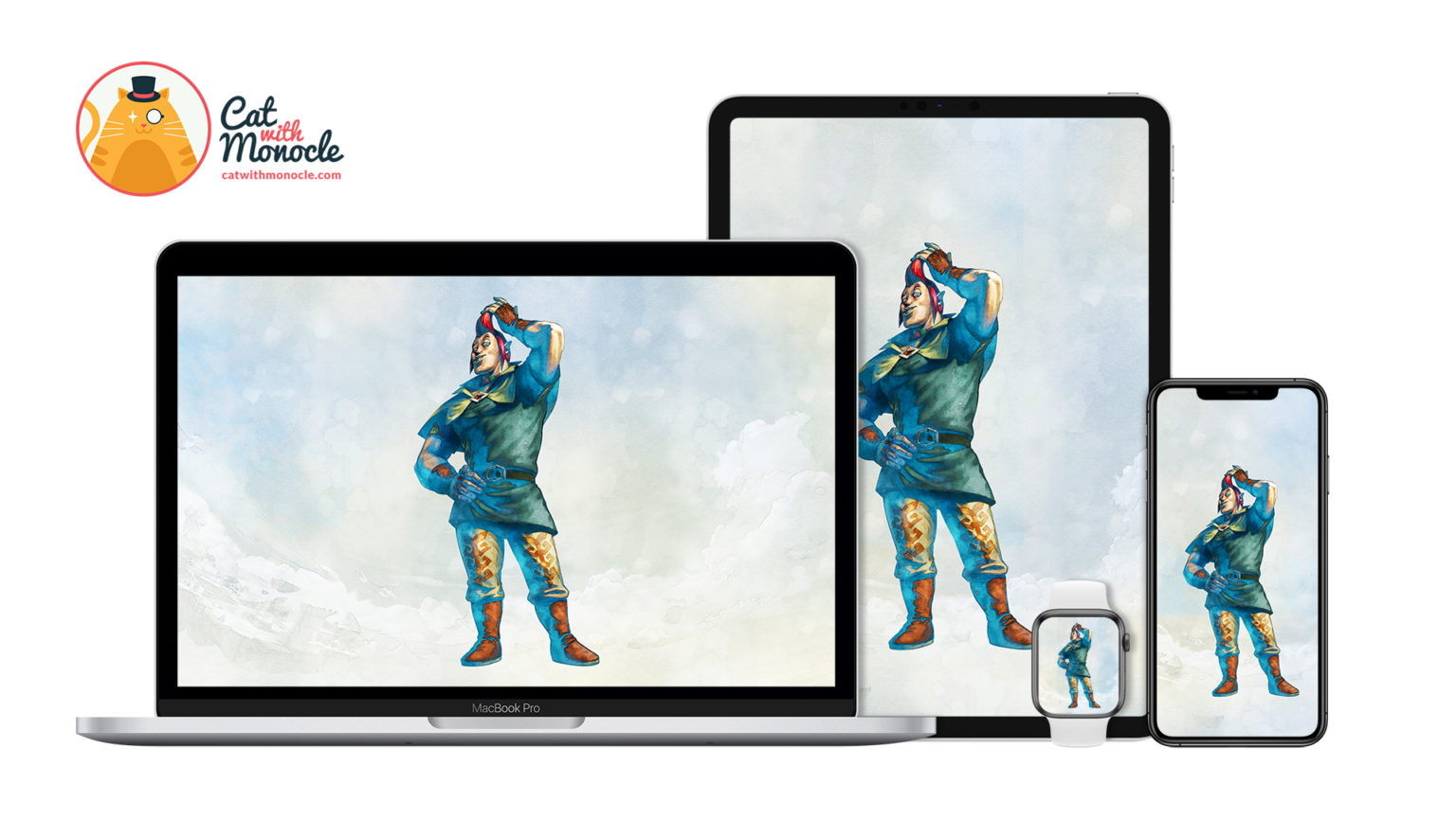 The Legend of Zelda: Skyward Sword - Groose Wallpaper - Cat with Monocle