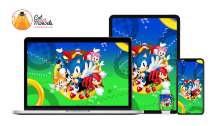 Sonic Origins - Artwork Wallpaper - Cat with Monocle