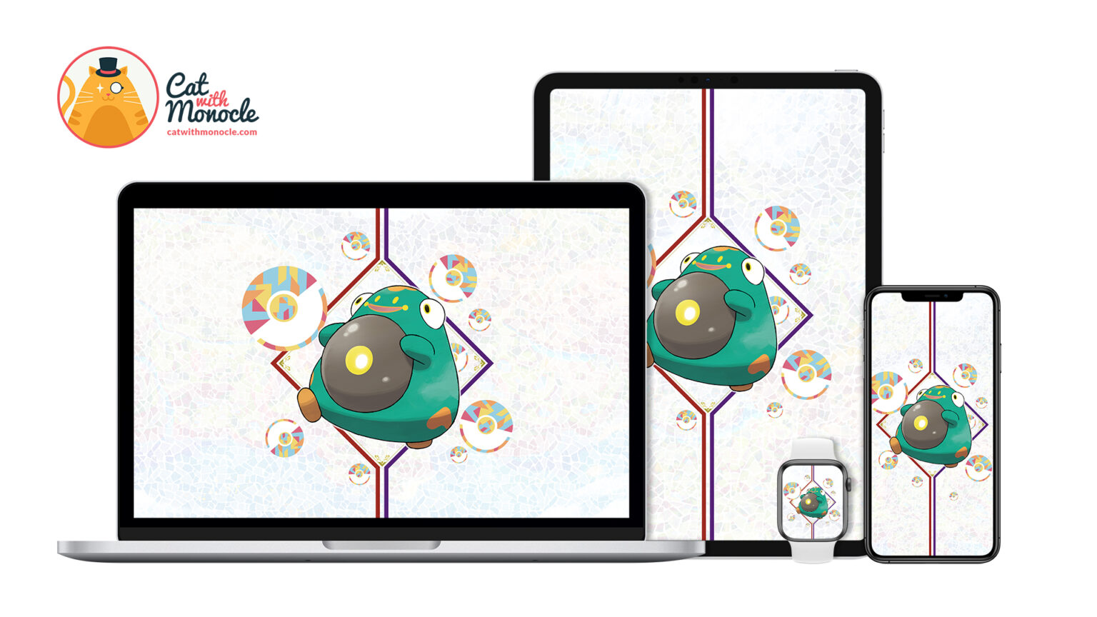 Pokémon Scarlet & Violet Bellibolt Wallpaper - Cat with Monocle