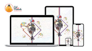 Pokémon Scarlet & Violet Penny Wallpaper - Cat with Monocle