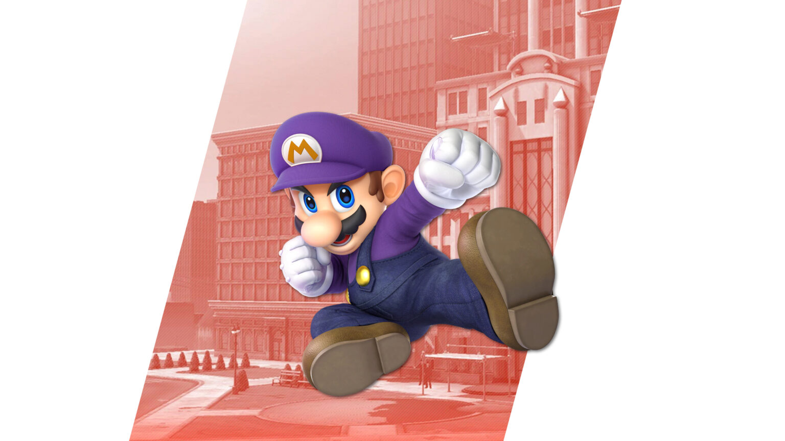Super Smash Bros Ultimate Mario Wallpapers - Cat with Monocle
