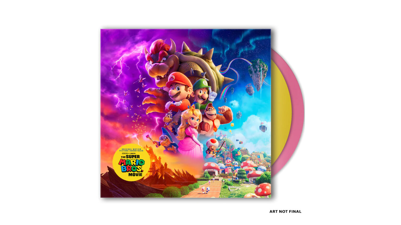 The Super Mario Bros. Movie Soundtrack Gets Physical - Cat with Monocle