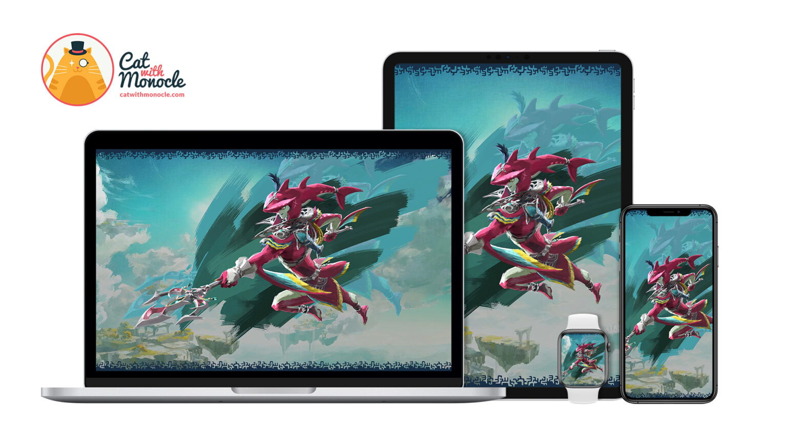 The Legend of Zelda: Tears of the Kingdom - Sidon Wallpaper - Cat with ...