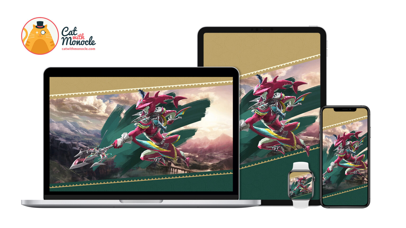The Legend of Zelda: Tears of the Kingdom - Sidon Version 2 Wallpaper ...