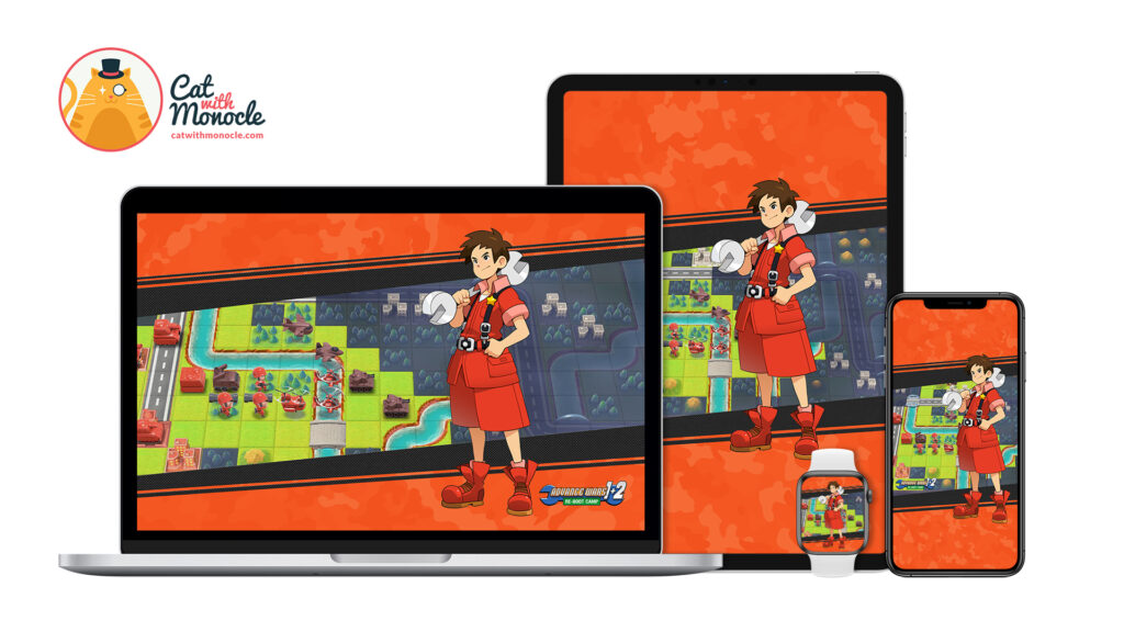 Advance Wars 1+2: Re-Boot Camp - Andy Wallpaper - Cat with Monocle