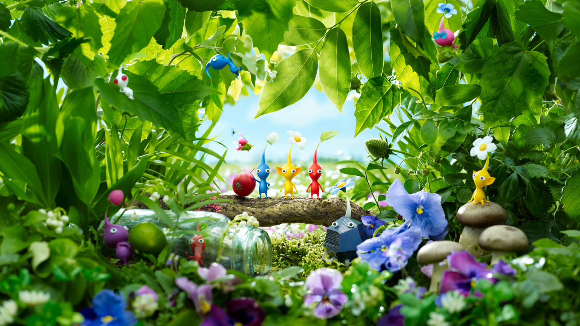 Pikmin 4 Artwork Wallpaper - Cat with Monocle