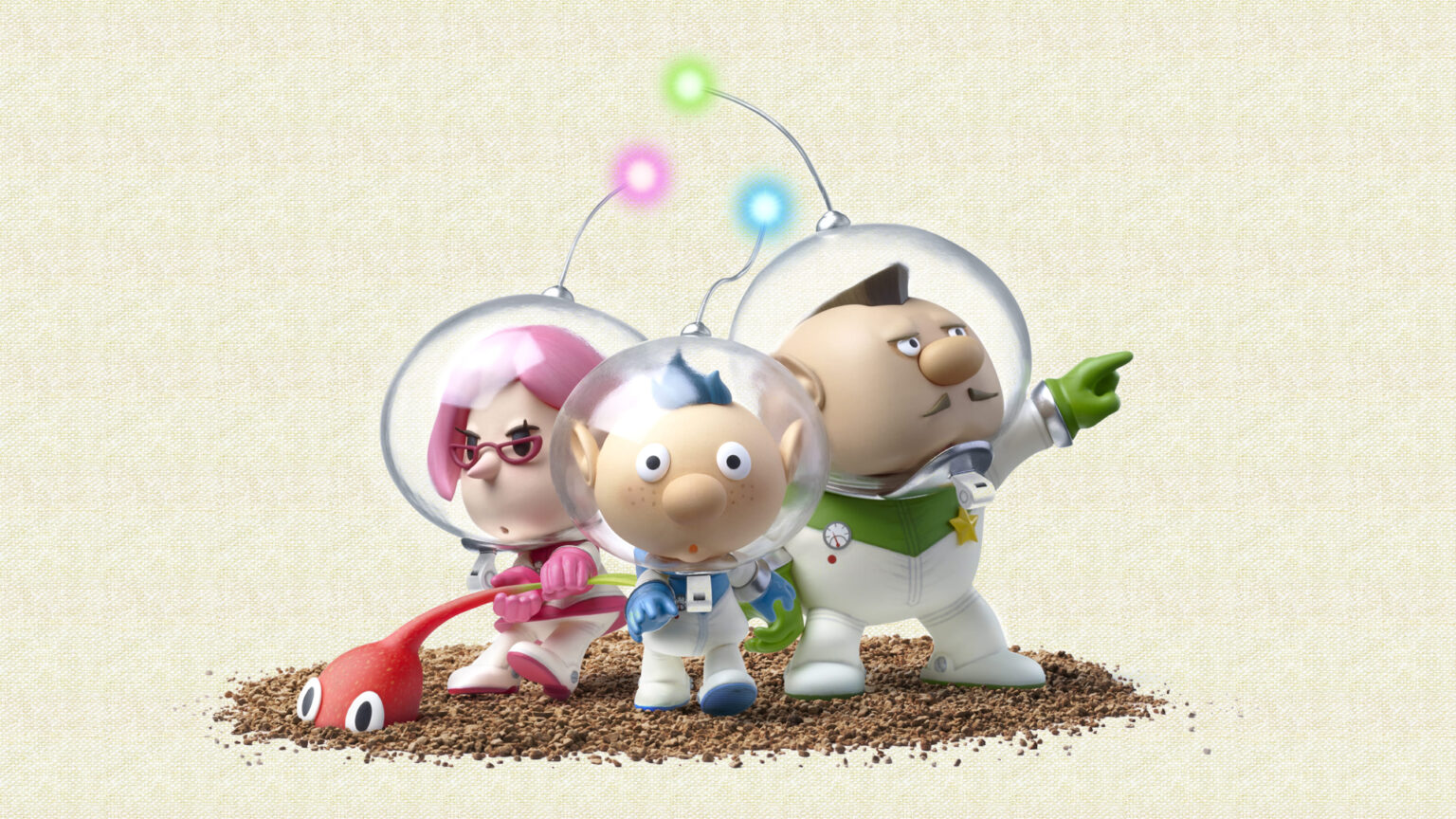Pikmin 4 Wallpapers - Cat with Monocle