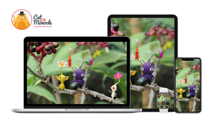 Pikmin 2 Artwork Version 3 Wallpaper - Cat with Monocle