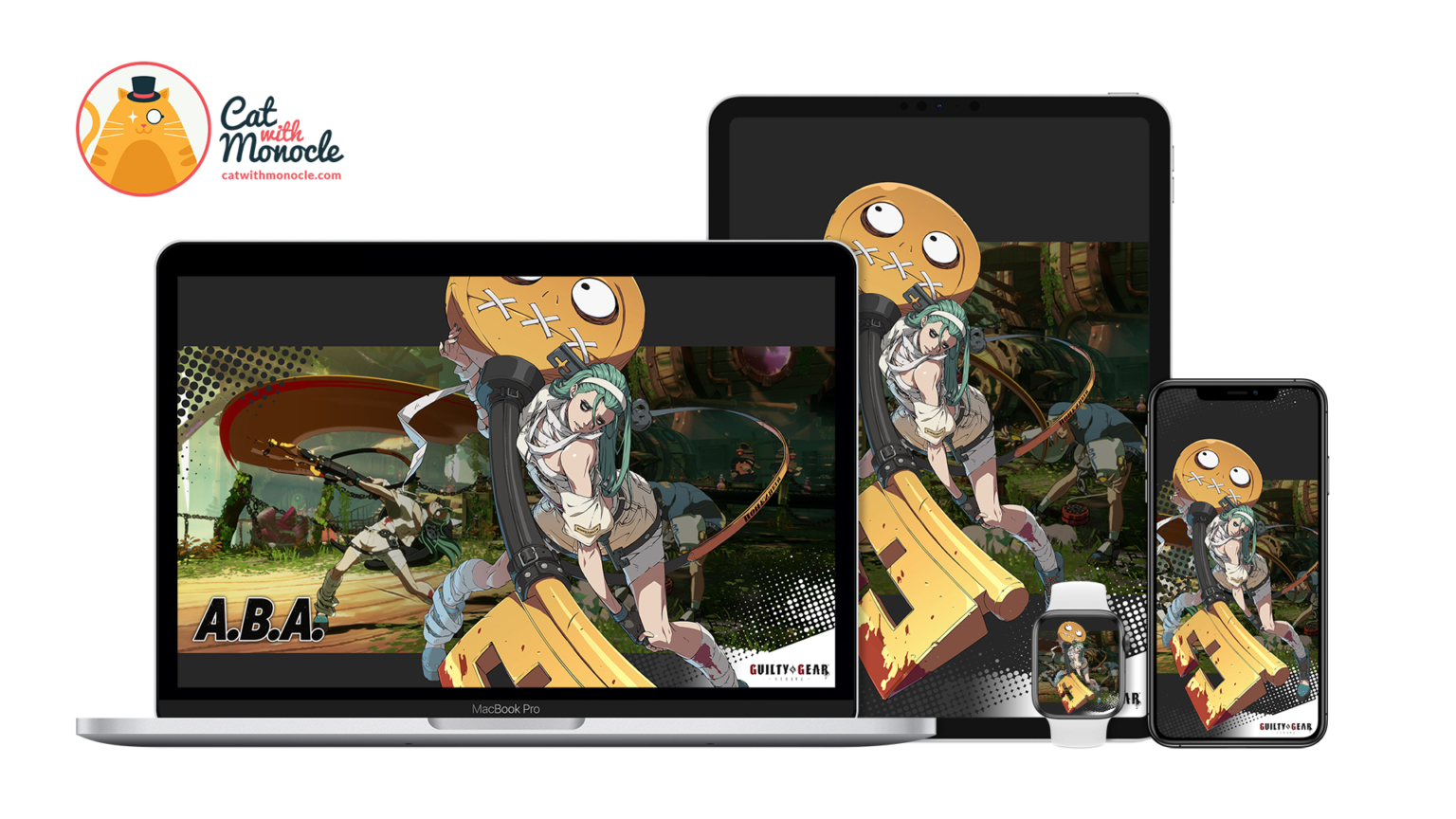 Guilty Gear Strive A.B.A. Wallpapers - Cat with Monocle