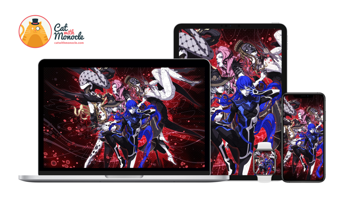 Shin Megami Tensei V Artwork Wallpapers - Cat with Monocle