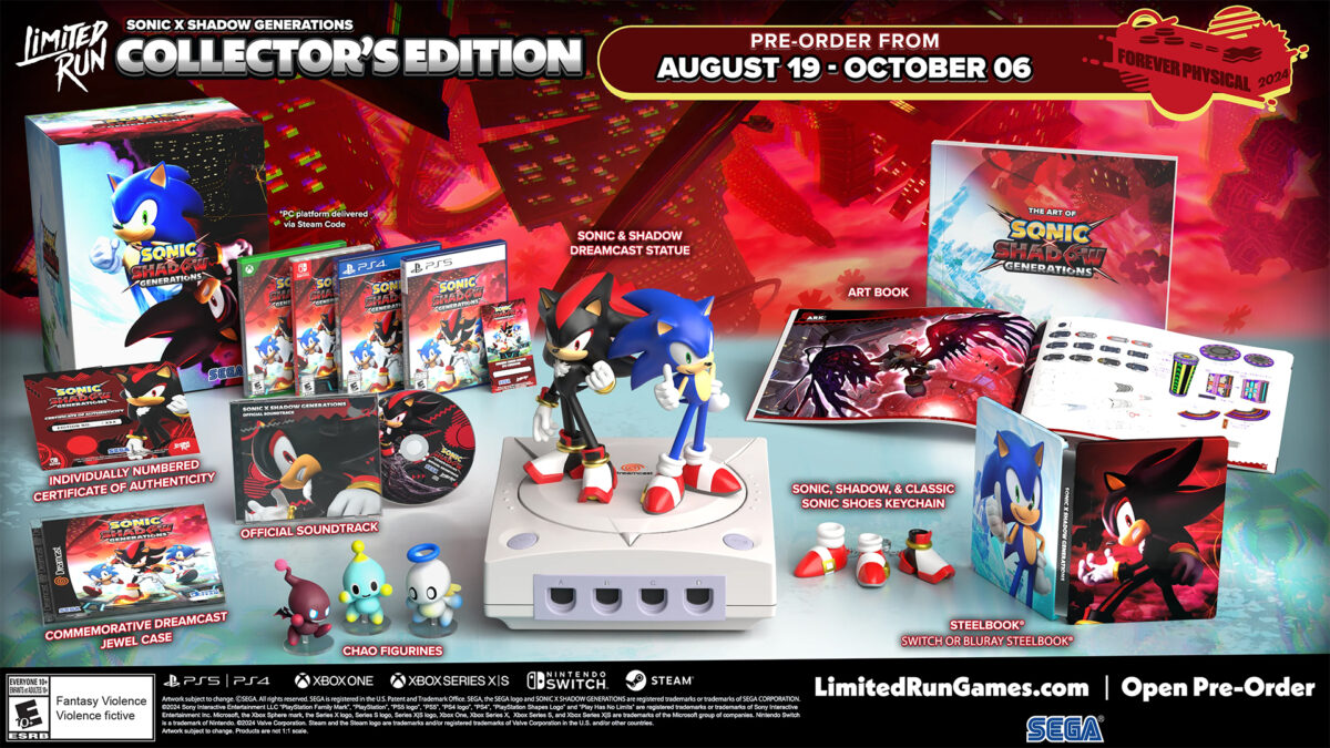 Sonic X Shadow Generations Collector's Edition Pre-Orders Now Open ...
