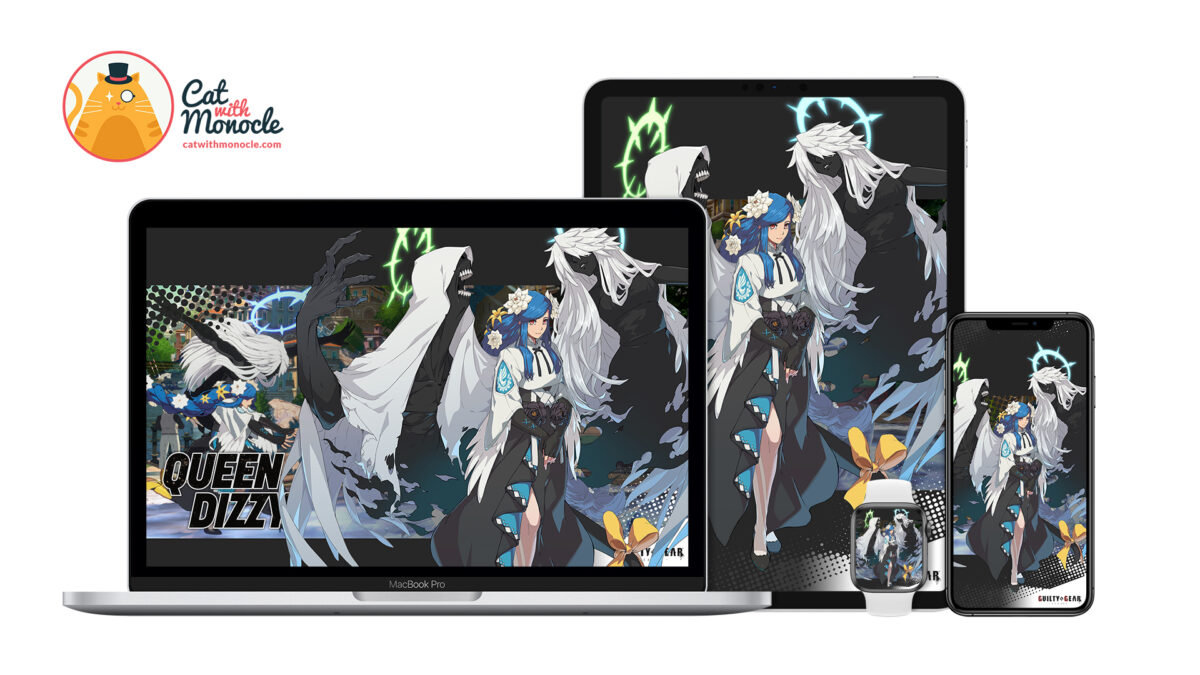Guilty Gear Strive Queen Dizzy Wallpapers - Cat with Monocle