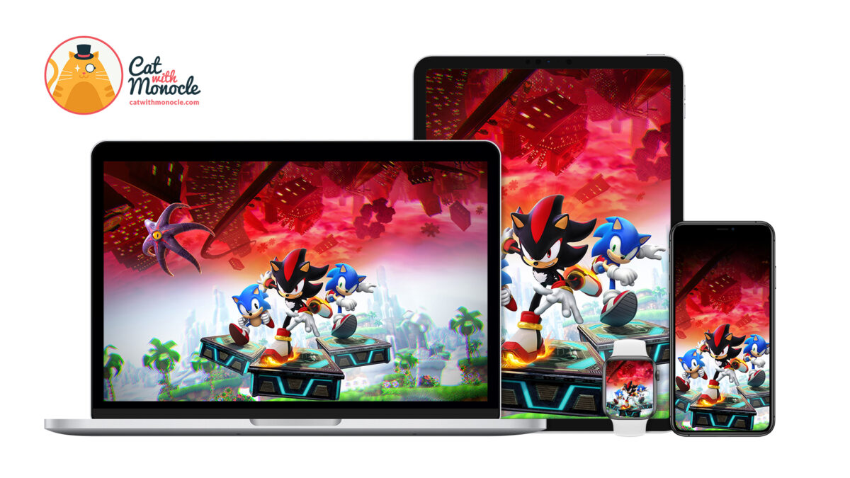 Sonic X Shadow Generations Artwork Wallpaper - Cat with Monocle